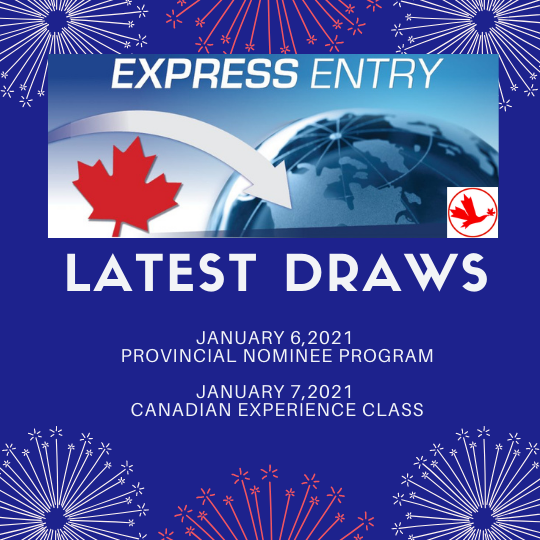Express Entry latest draws. January 2021 | Somira Canada Group
